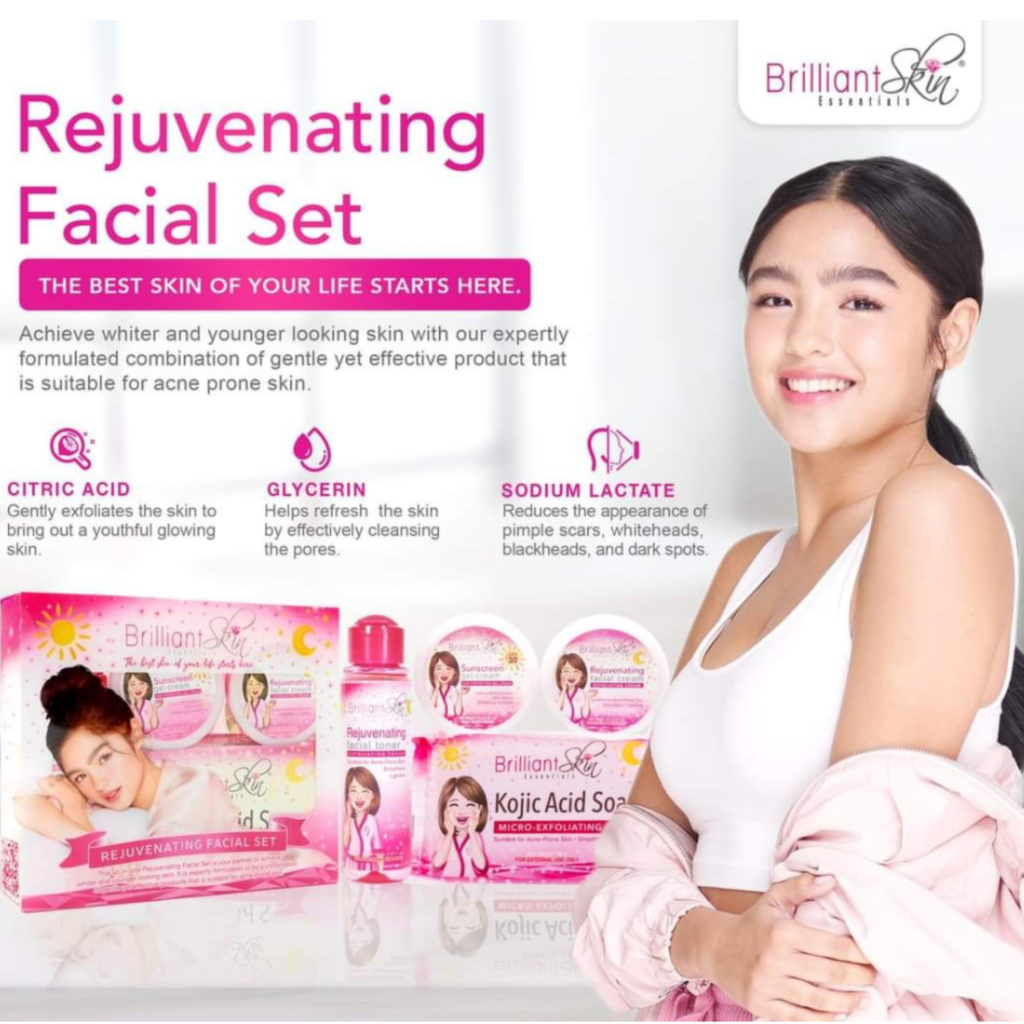 Brilliant Skin Essential Rejuvenating Facial Set – Advanced Brightening ...