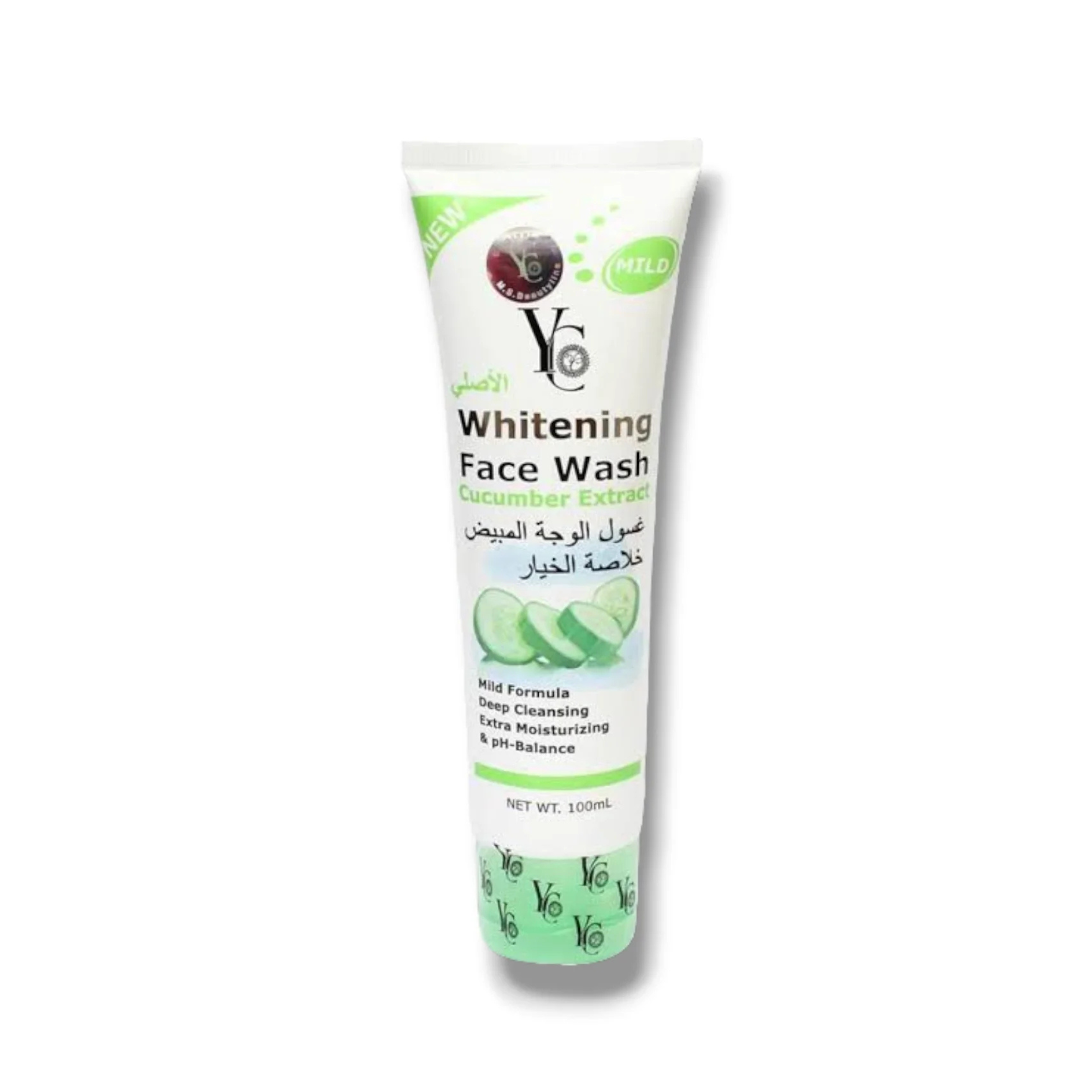 YC Whitening Face Wash with Cucumber Extract 100ml | Mild Deep ...