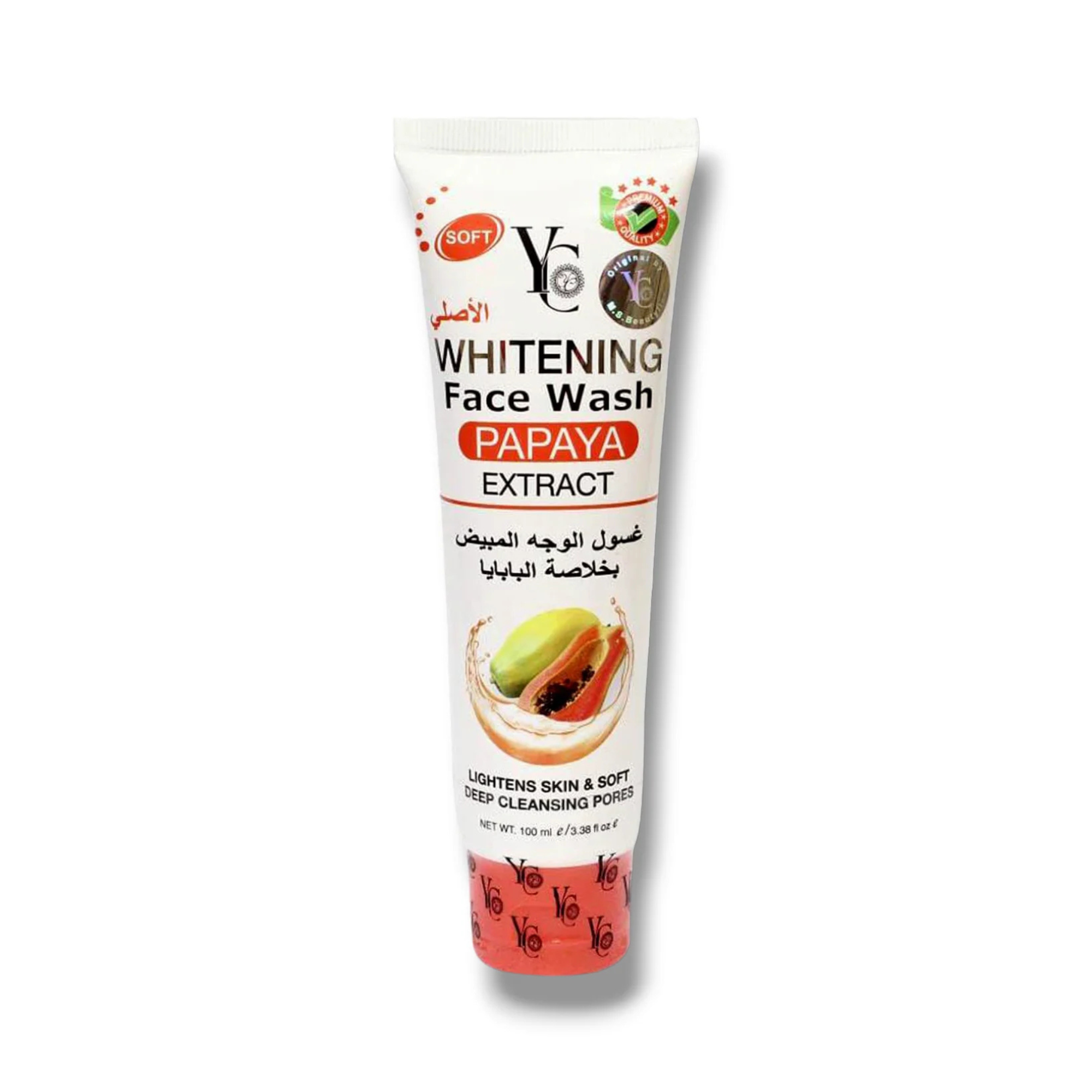 YC Papaya Extract Face Wash 100ml | Deep Cleansing & Daily Use Cleanser ...