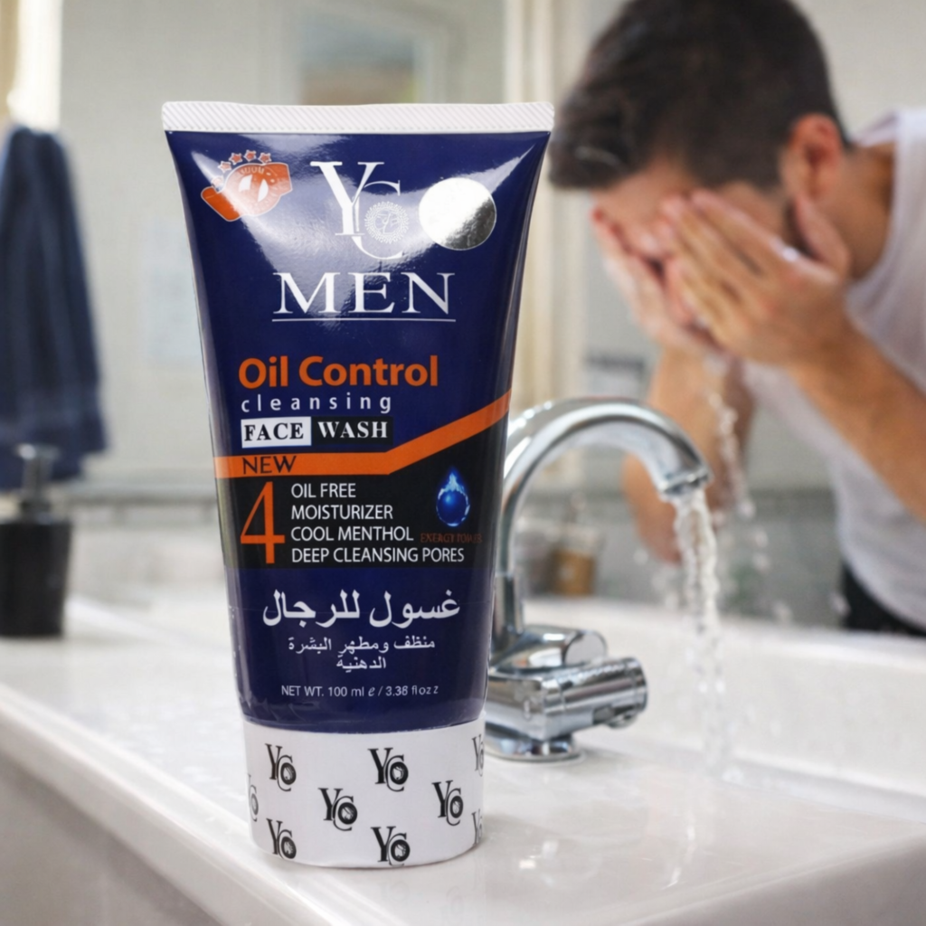 YC Men Oil Control Cleansing Face Wash 100ml | Deep Clean Formula with ...