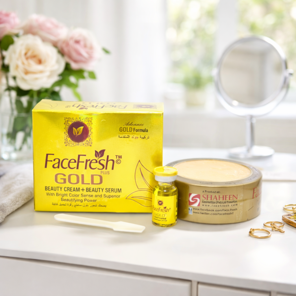 Face Fresh Gold Beauty Cream & Beauty Serum Combo | Advance Gold ...