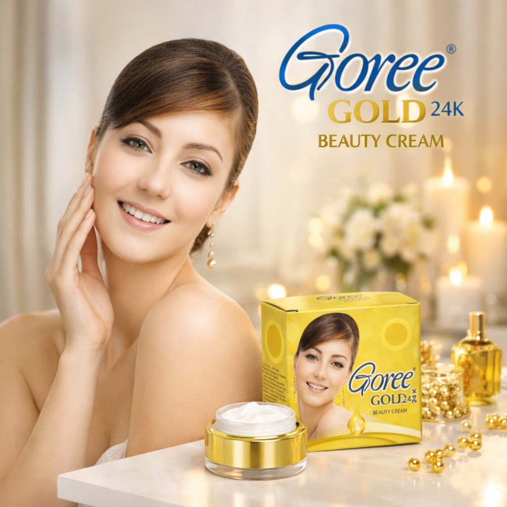 Goree Gold 24K Beauty Cream 17g | Face Moisturizer with Gold & Vitamin ...