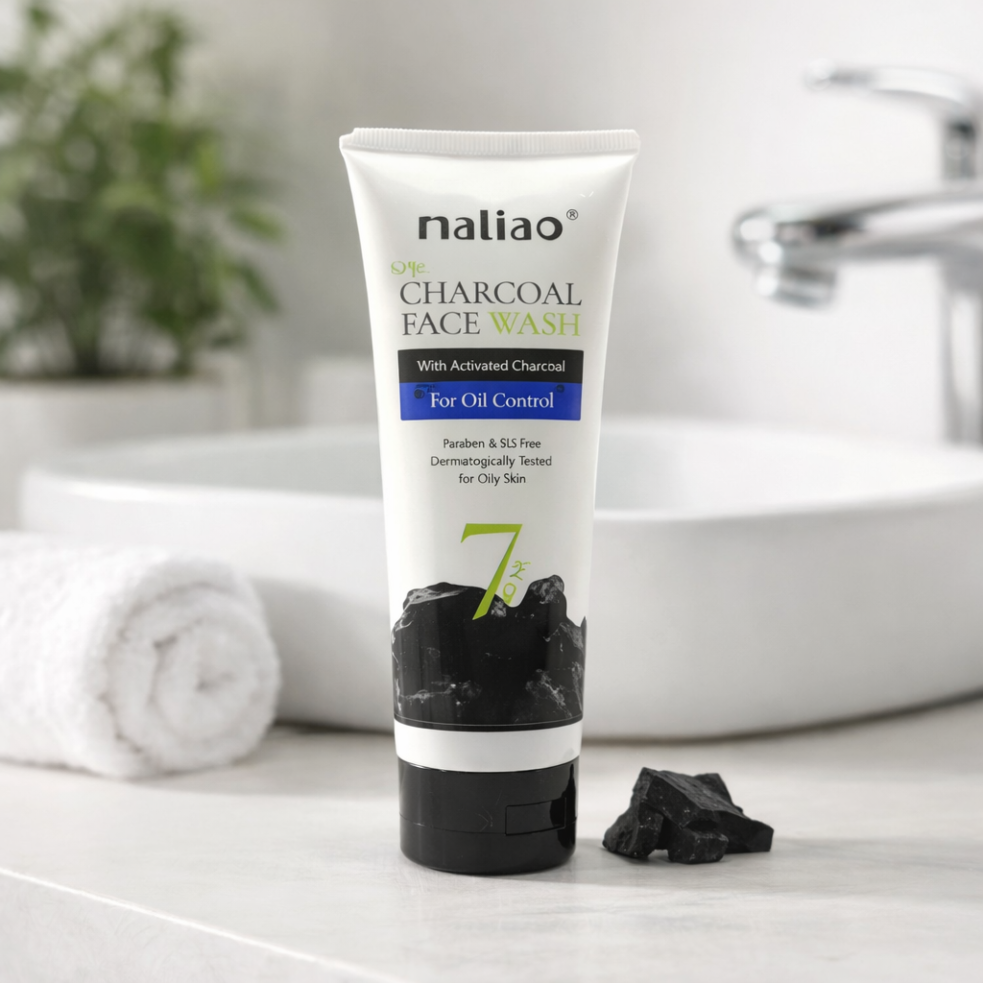Maliao New Charcoal Face Wash with Activated Charcoal for Oil Control ...